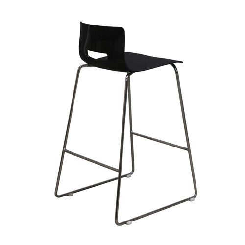 Allermuir by Low-Back Stackable Bar Stool | Stool