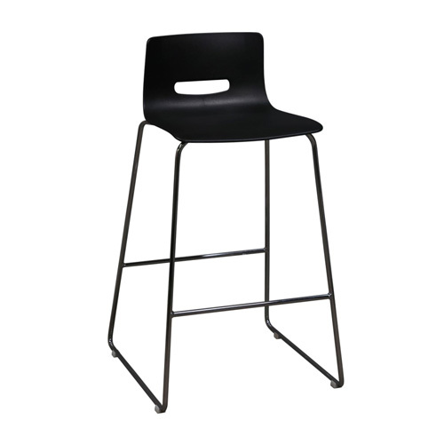 Allermuir by Low-Back Stackable Bar Stool | Stool